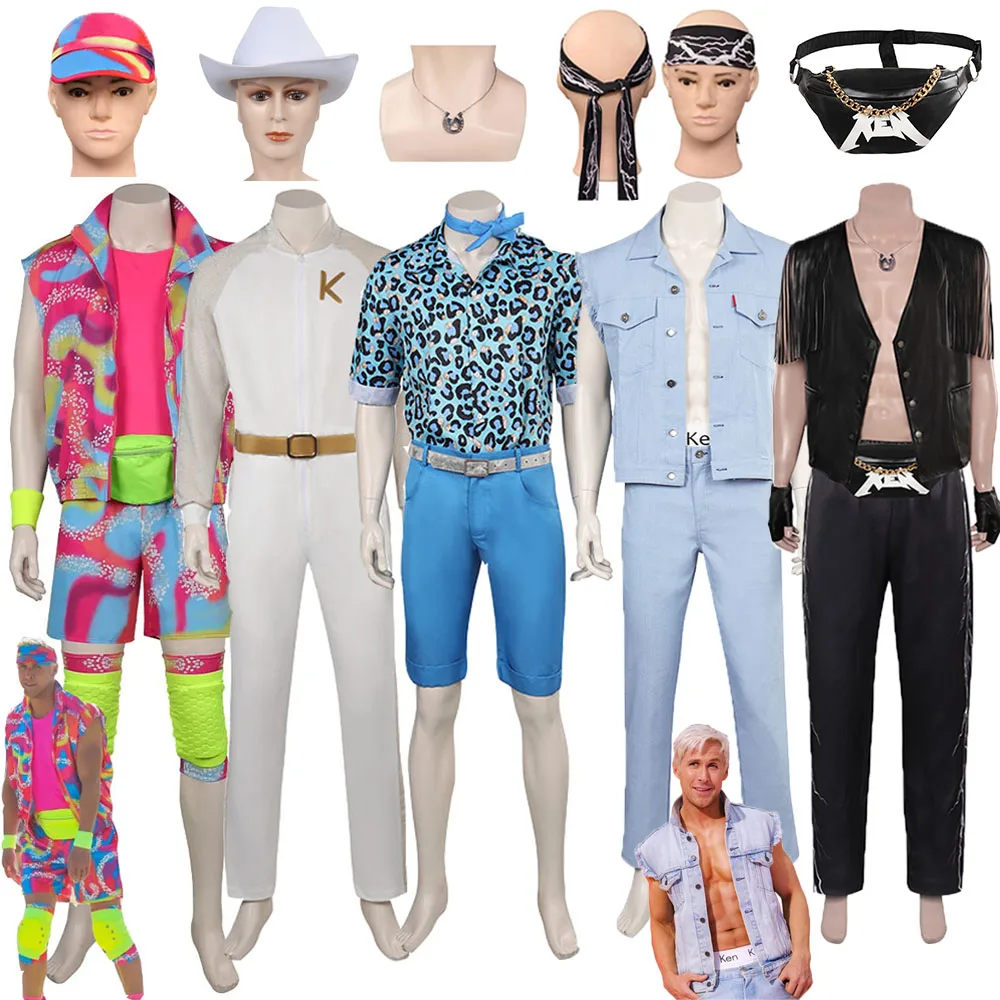 Ken-Cosplay-Clothes-Costume-Men-Outfits-Tops-Shorts-Vest-Bag-Male ...