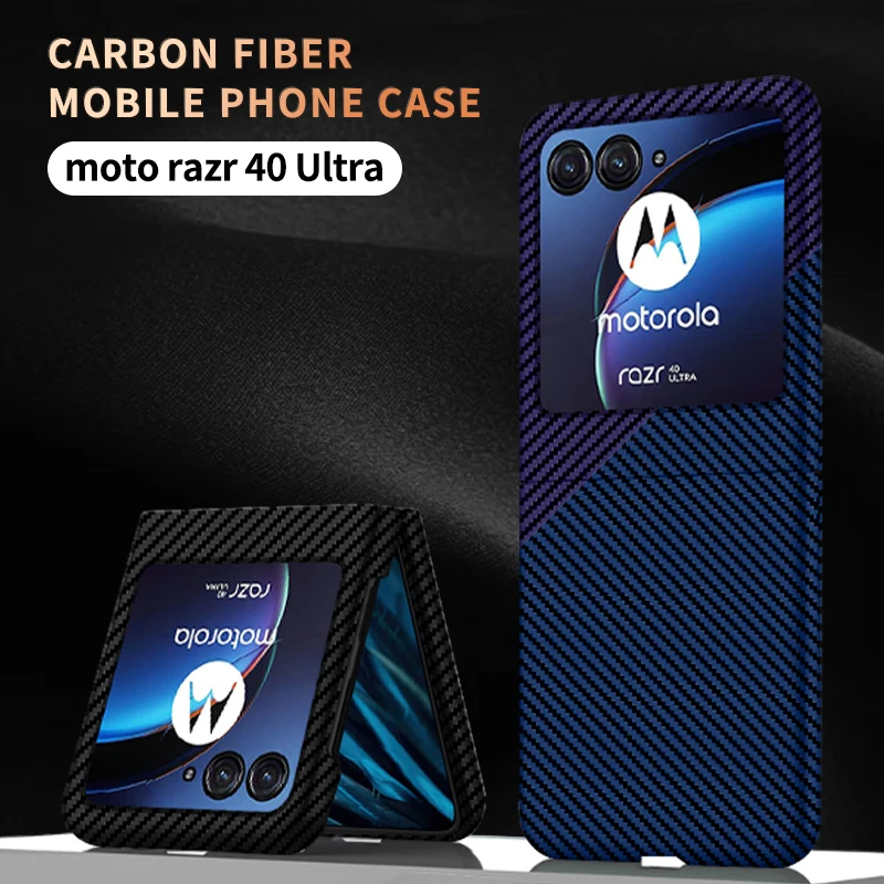 For-Motorola-Razr-40-Ultra-Case-Luxury-Carbon-Fiber-Texture-Ultra-Thin ...