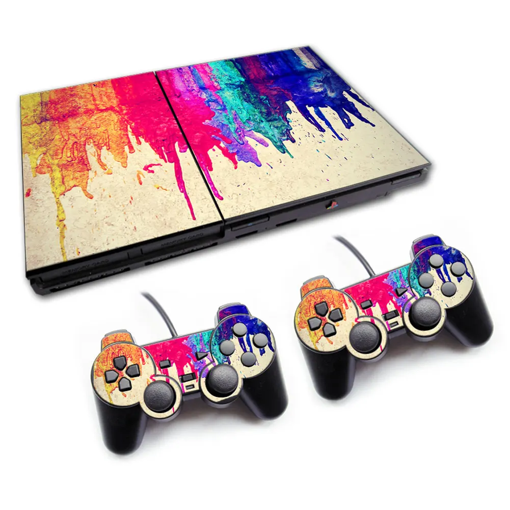 Cool design for PS2 70000 Console and Controllers stickers for PS2 ...