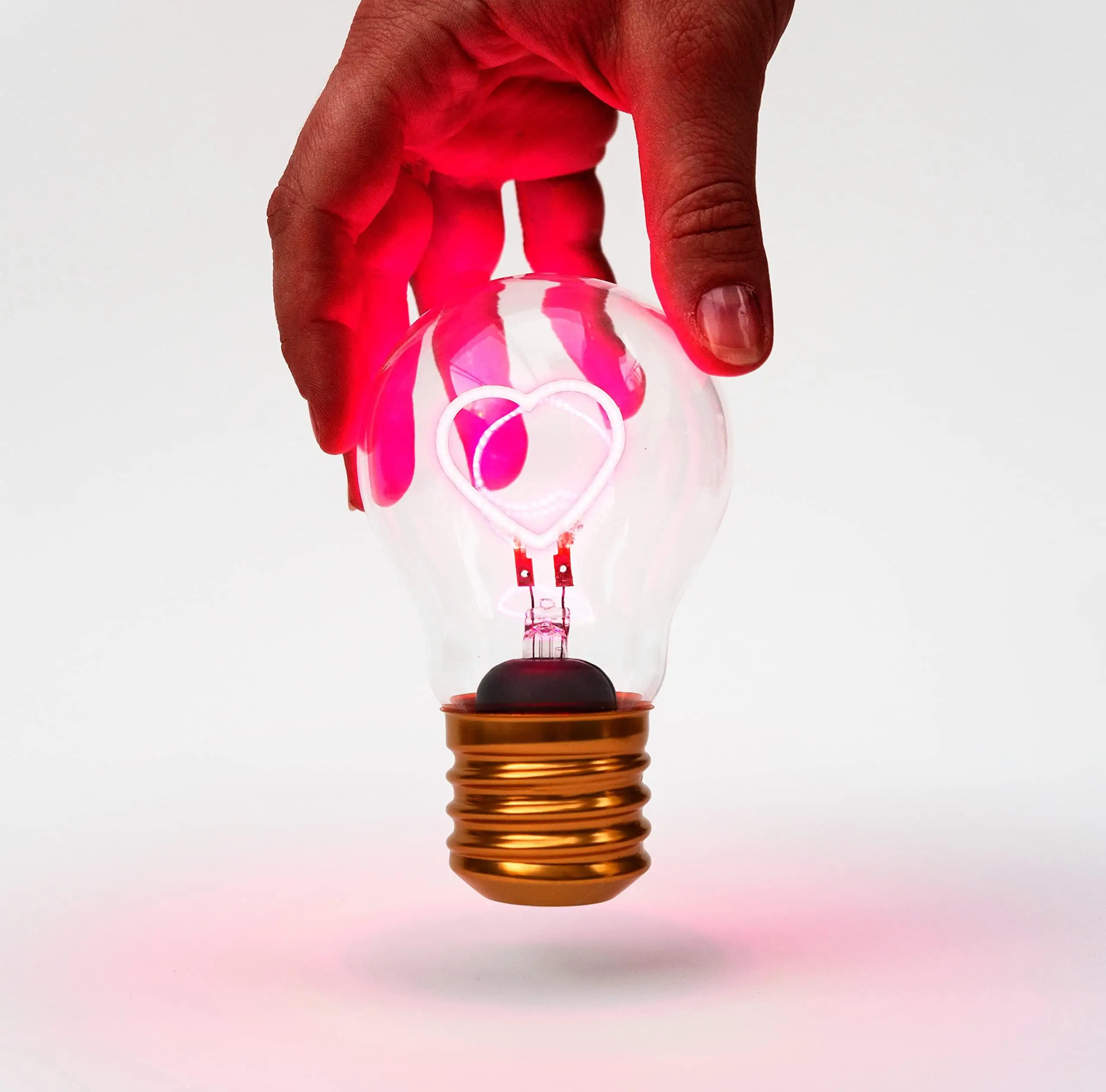 Heart/Rainbow Shape Edison Bulb Usb Filament Light 5v Lights Vintage ...