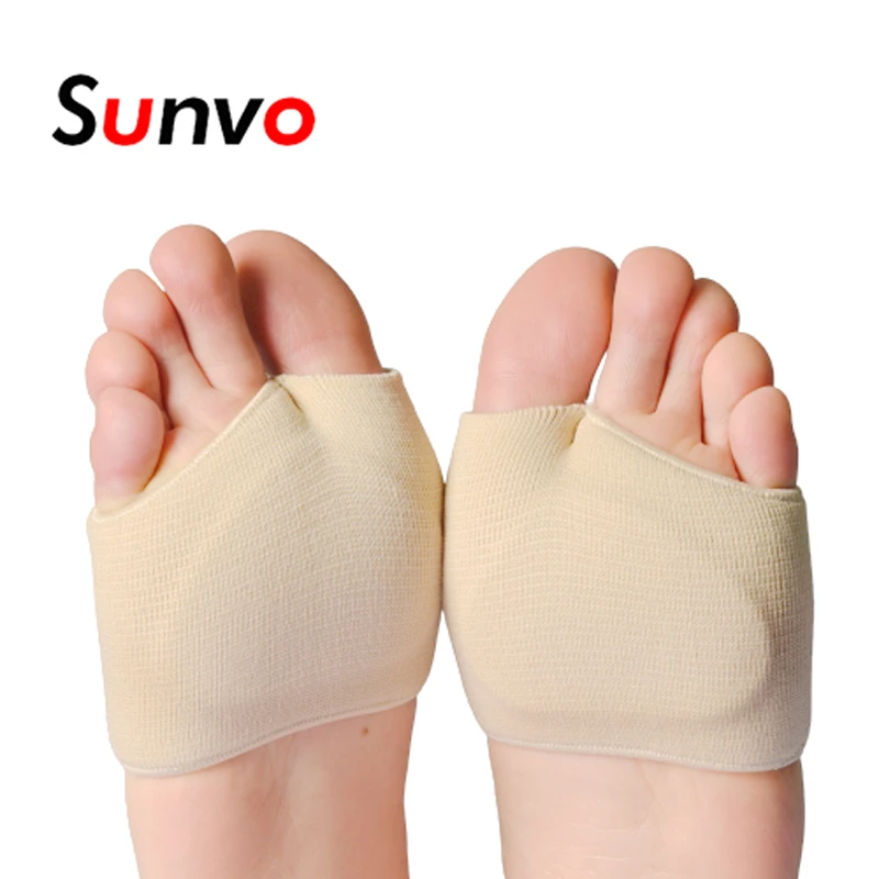 Silicone Gel Half Insoles for Metatarsal Forefoot Pain Relief Shoe Pads ...