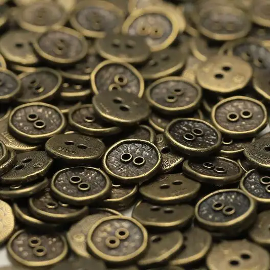 10pcs/Lot Size:11.5mm Retro Two eyes Metal Buttons Fashion Button Women ...