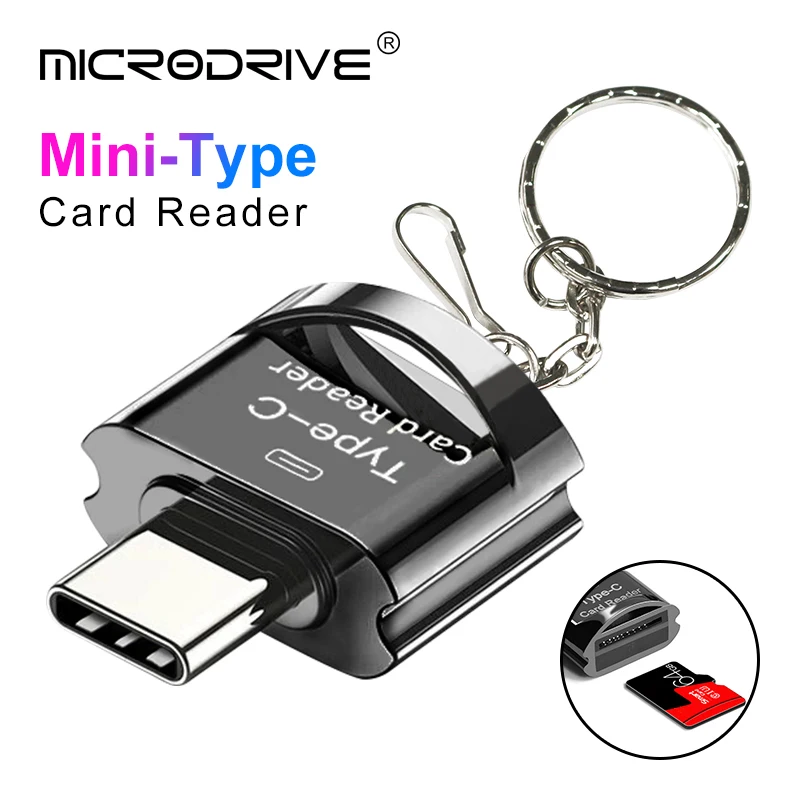 USB-C-Adapter-For-Memory-Card-Micro-Mini-SD-Card-Adapter-TF-Card-Reader ...