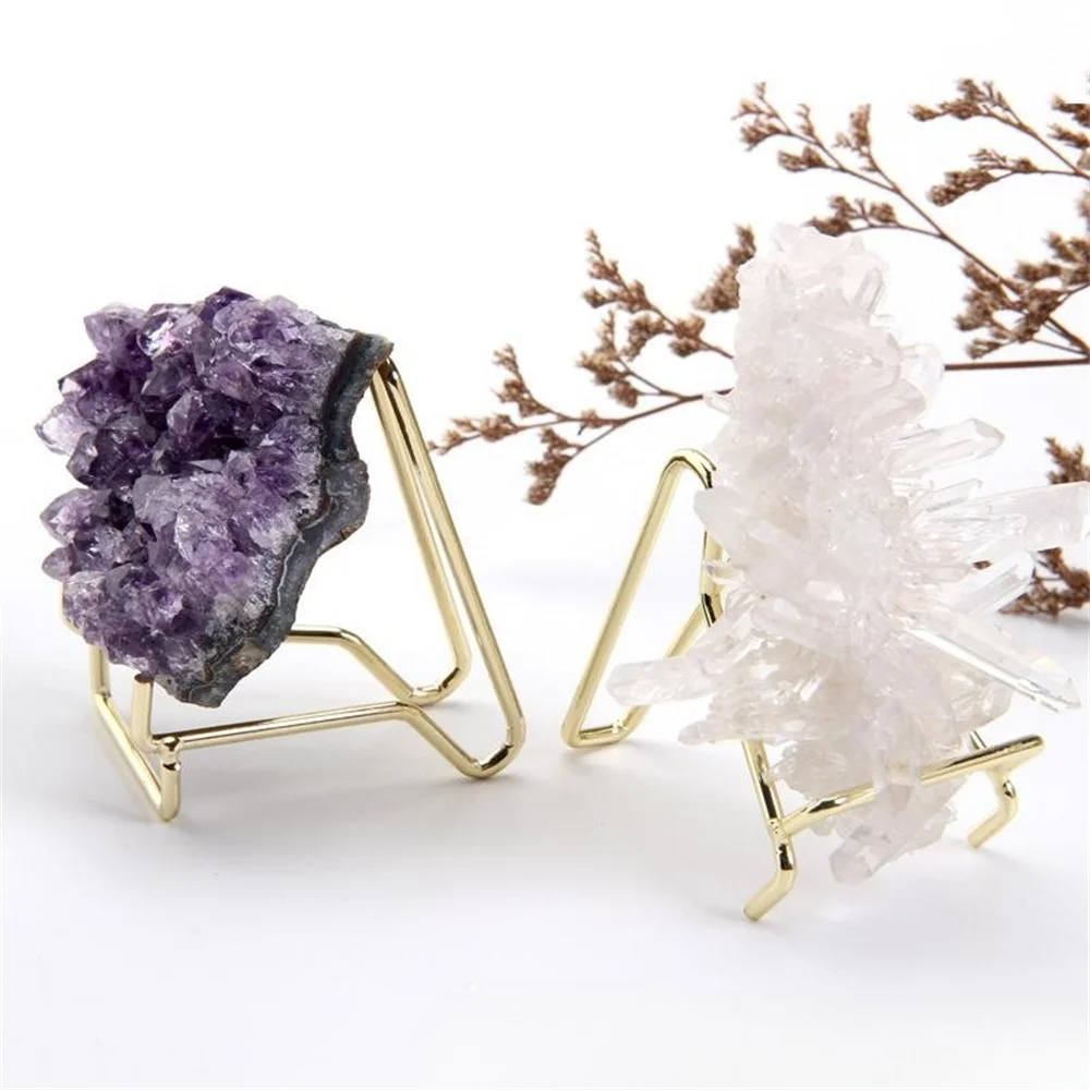 Metal-Arm-Display-Stand-Cavalete-para-Pedras-Preciosas-Mineral-Home ...