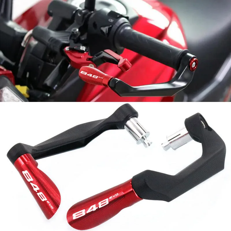 Universal-Motorcycle-7-8-22mm-Handlebar-Grips-Guard-Brake-Clutch-Levers ...