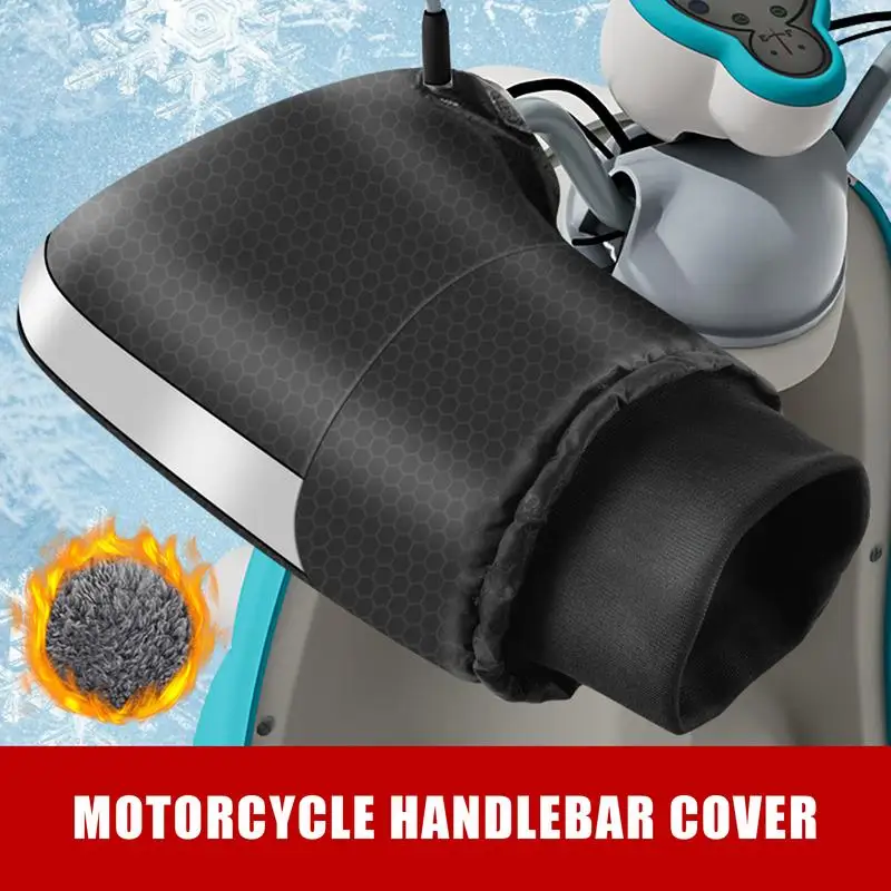 1-Pair-Motorcycle-Handlebar-Muffs-Winter-cycling-gloves-Waterproof ...