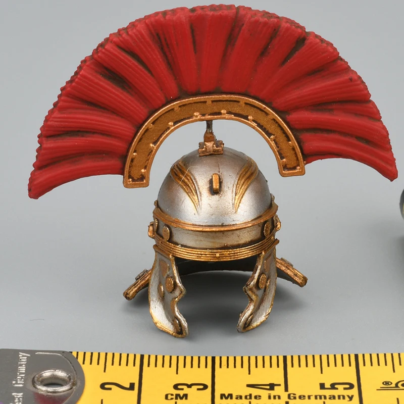 1/12 Scale Soldier Medieval Roman General Helmet Armor Model 6 Inch ...
