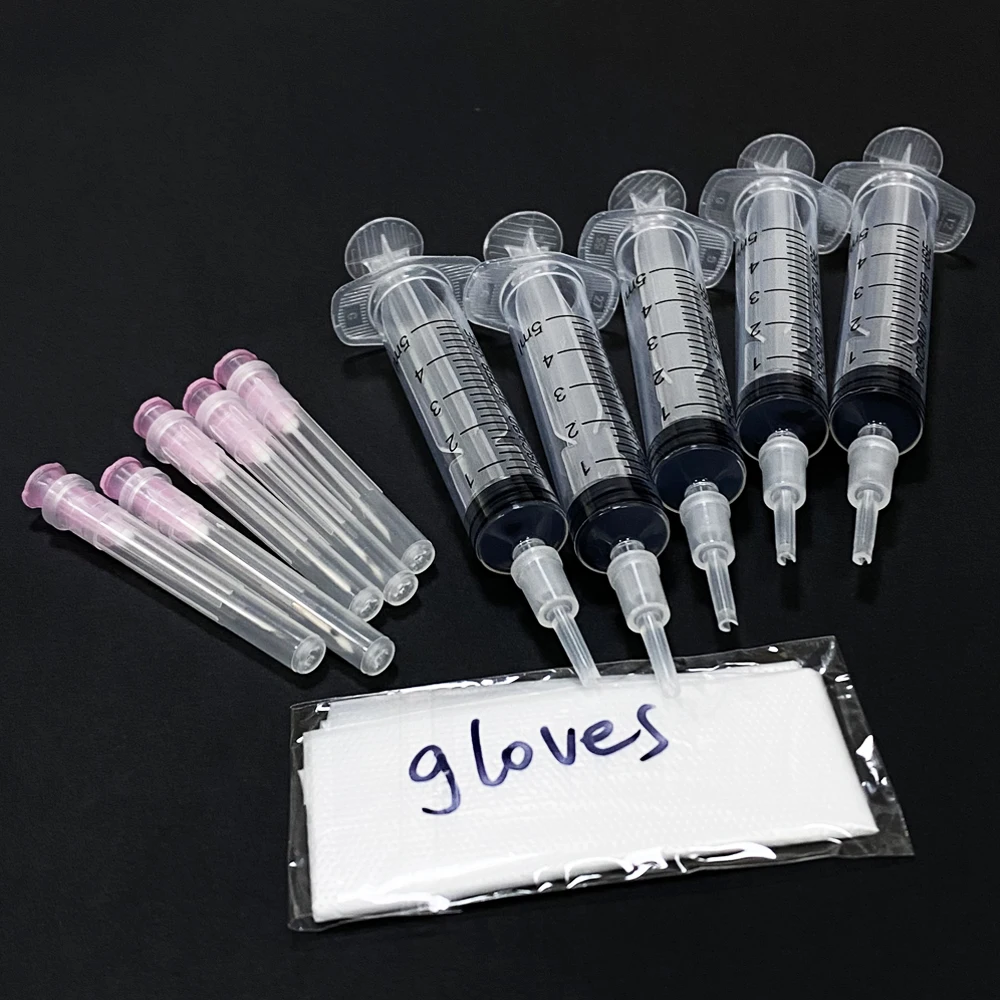 5SETS-Ink-refill-kit-tools-with-syringe-For-HP-Epson-brother-Original ...