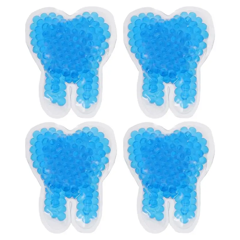 4Pcs Gel Ice Pack PVC Gel Ice Packs Injuries Care Ice Pack Colored Ice ...