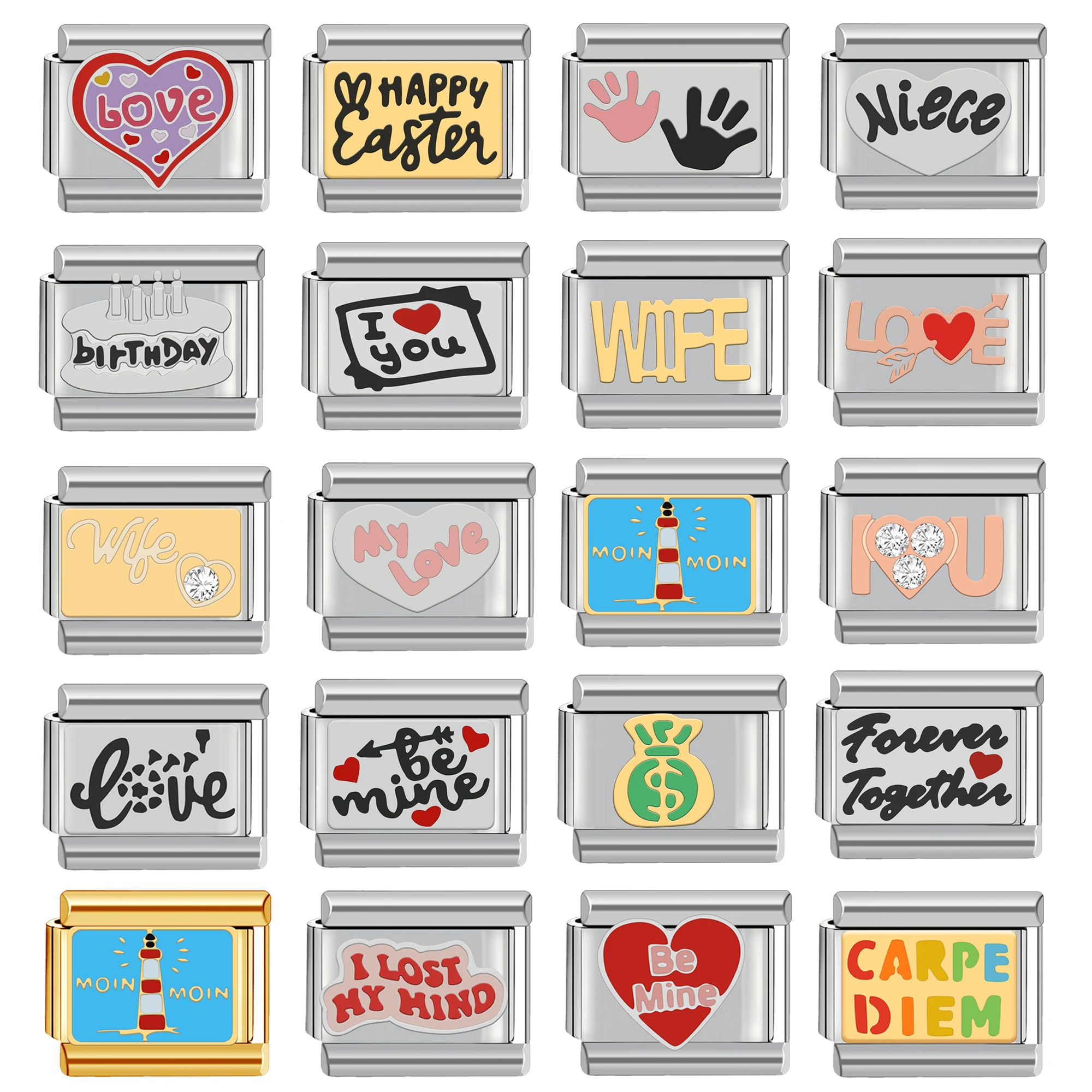 Mektup-serisi-italyan-i-lemeli-paslanmaz-elik-bilezik-9mm-Diy-ye-eni-a ...