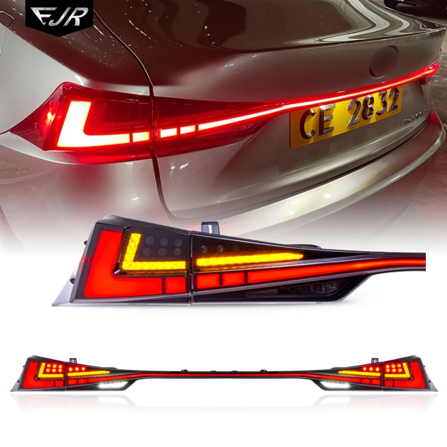 For Lexus IS 2013-2022 LED Through Taillight Trunk IS250 IS200t IS300 ...