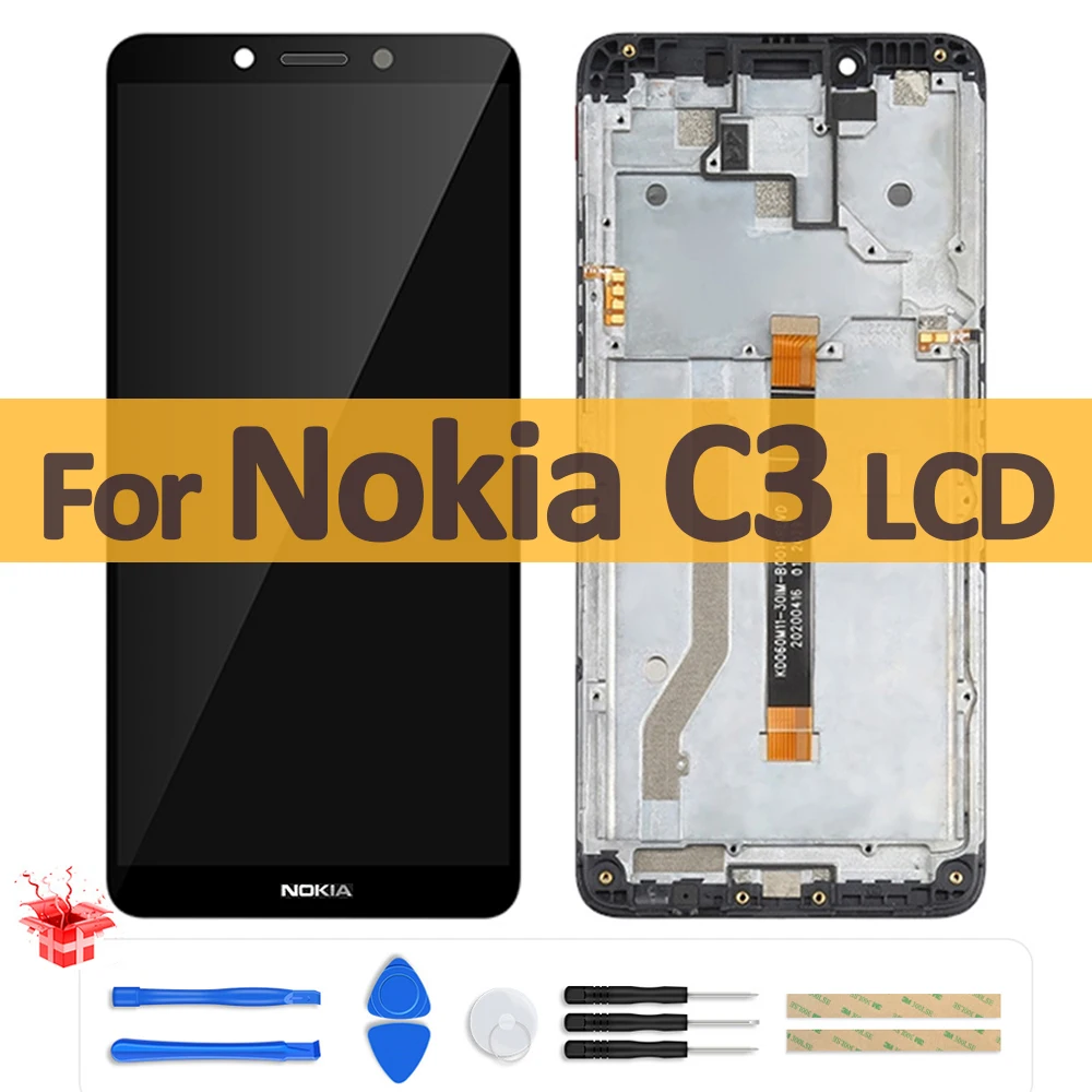 Pantalla-LCD-Original-de-5-99-pulgadas-para-Nokia-C3-montaje-de ...
