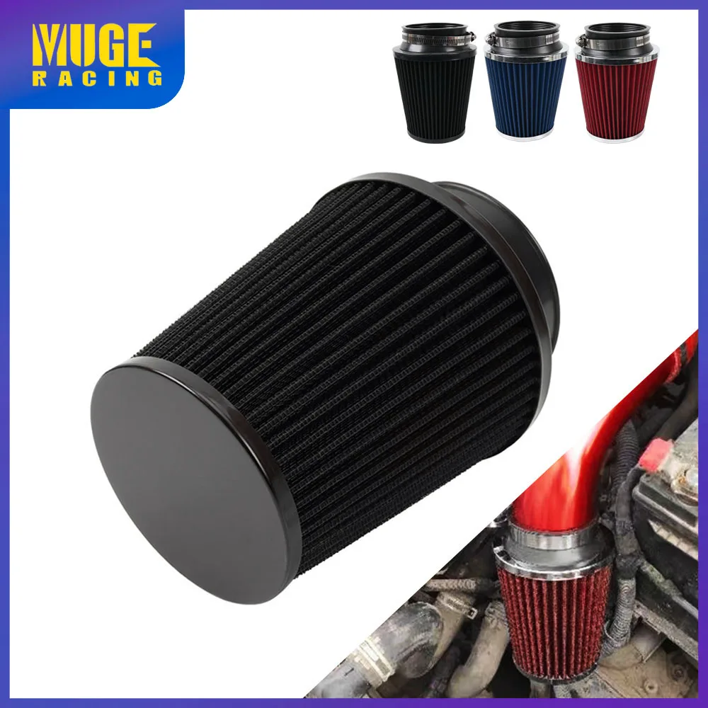 76MM 3Inch Universal Car Air Filter Sport Power Mesh Cone Air Cleaner ...