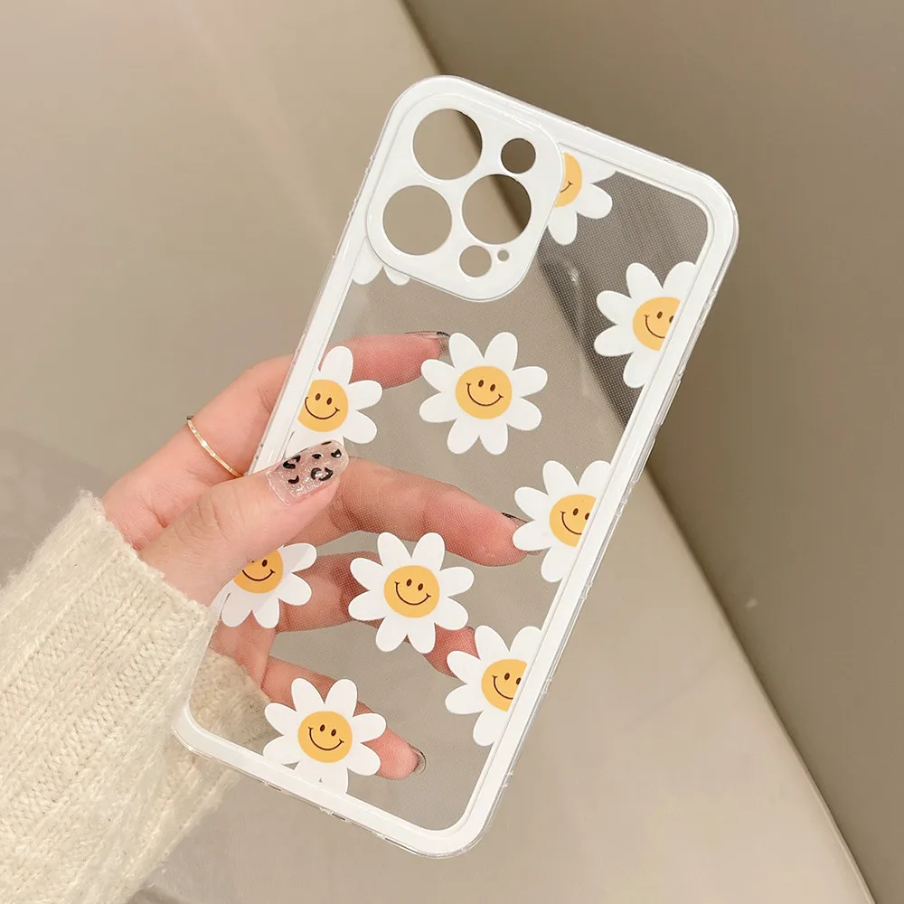 Funda-de-tel-fono-colorida-con-margaritas-y-flores-para-Vivo-carcasa ...