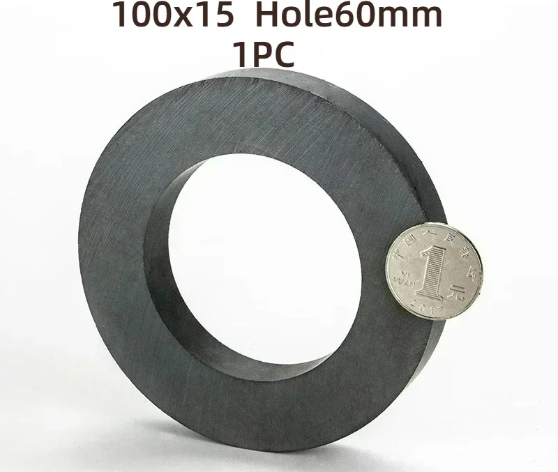 Ring 80x15 100x15 Hole 45mm 60mm Black Circular Ring Magnet Ferrite ...