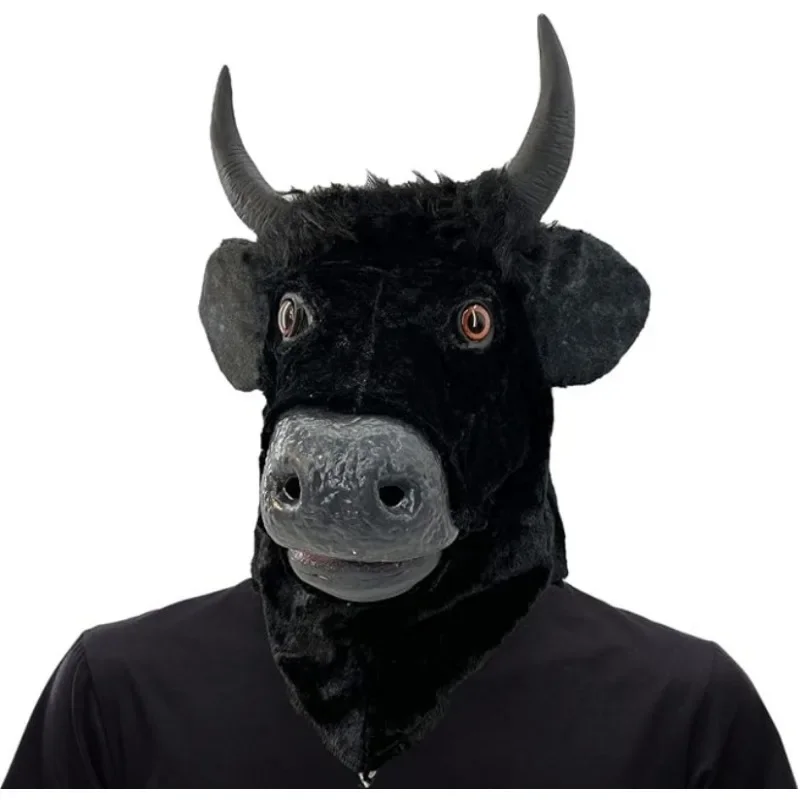 Realistic-Mouth-Mover-Bull-Mask-Minotaur-Cow-Mask-Fancy-Dress-Scary ...