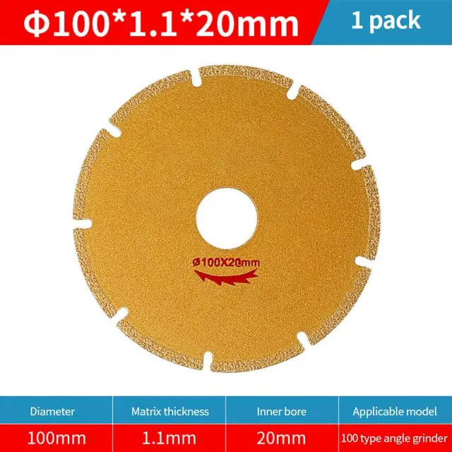 100mm Iron Cutting Saw Blade Ultra-thin Round Iron Grinding Wheel Metal ...