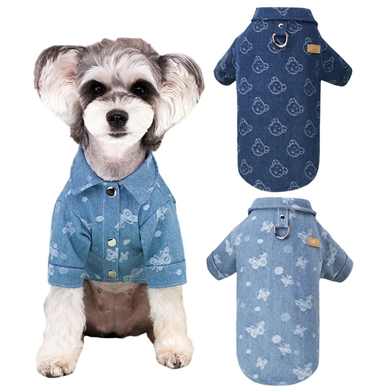 Winter-Pet-Denim-Shirt-for-Small-Medium-Dogs-Cats-Jacket-Puppy-Clothes ...