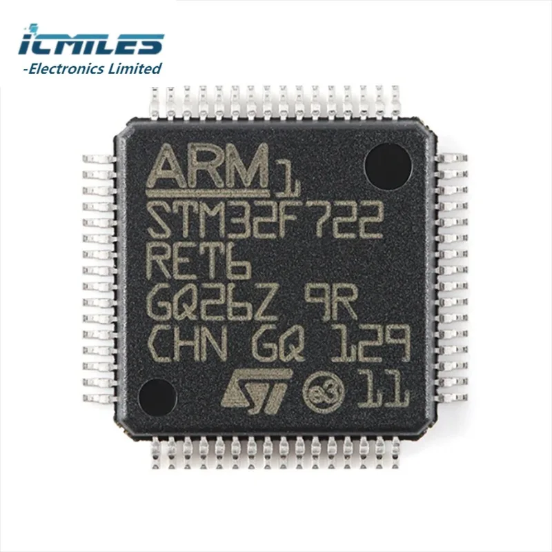 1-10pcs-STM32F722RET6-IC-MCU-32BIT-512KB-FLASH-64LQFP-ARM-Cortex-M7-Micro-Controller-STM32F7 ...