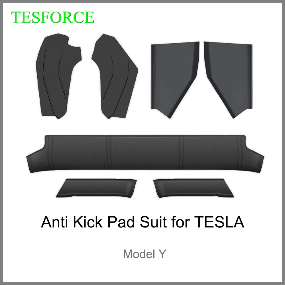 For-Tesla-Model-Y-2021-2023-Rear-Seat-Extension-Pad-Anti-Kick-Full ...