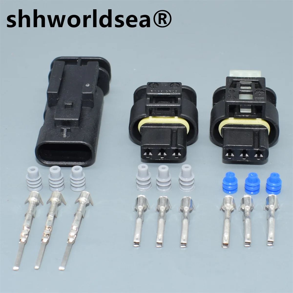 shhworldsea 3pin 1.2mm electrical automotive plug connetor 3C0973203 ...