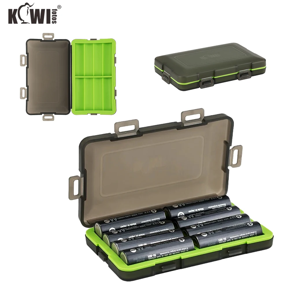 8-Slots-AA-14500-Battery-Box-Holder-Waterproof-Battery-Storage-Case ...