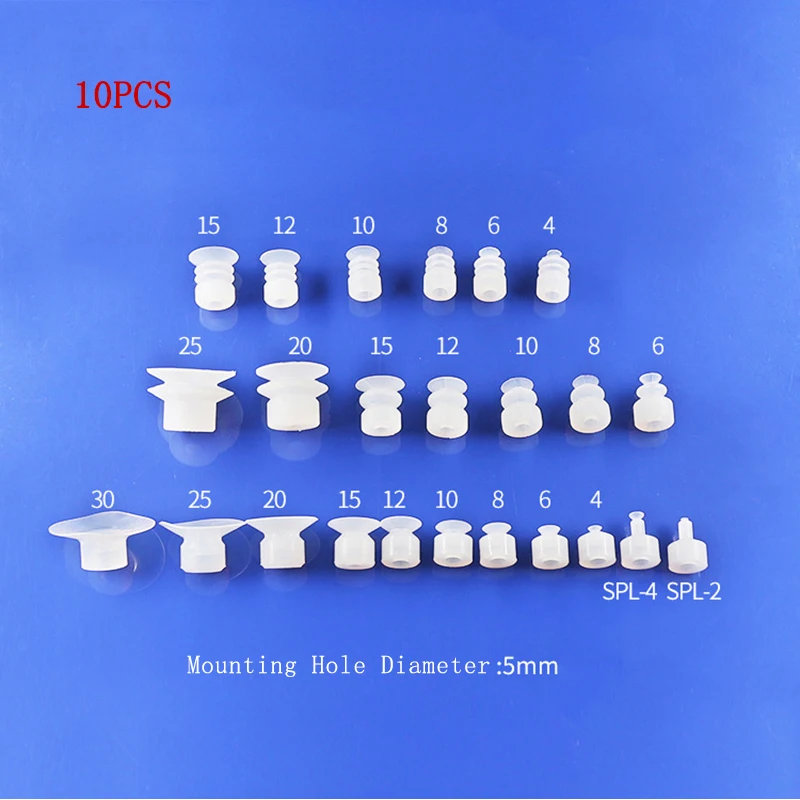 Pneumatic-Vacuum-Suction-Cup-5-Mounting-Hole-Nozzle-Injection-Molding ...