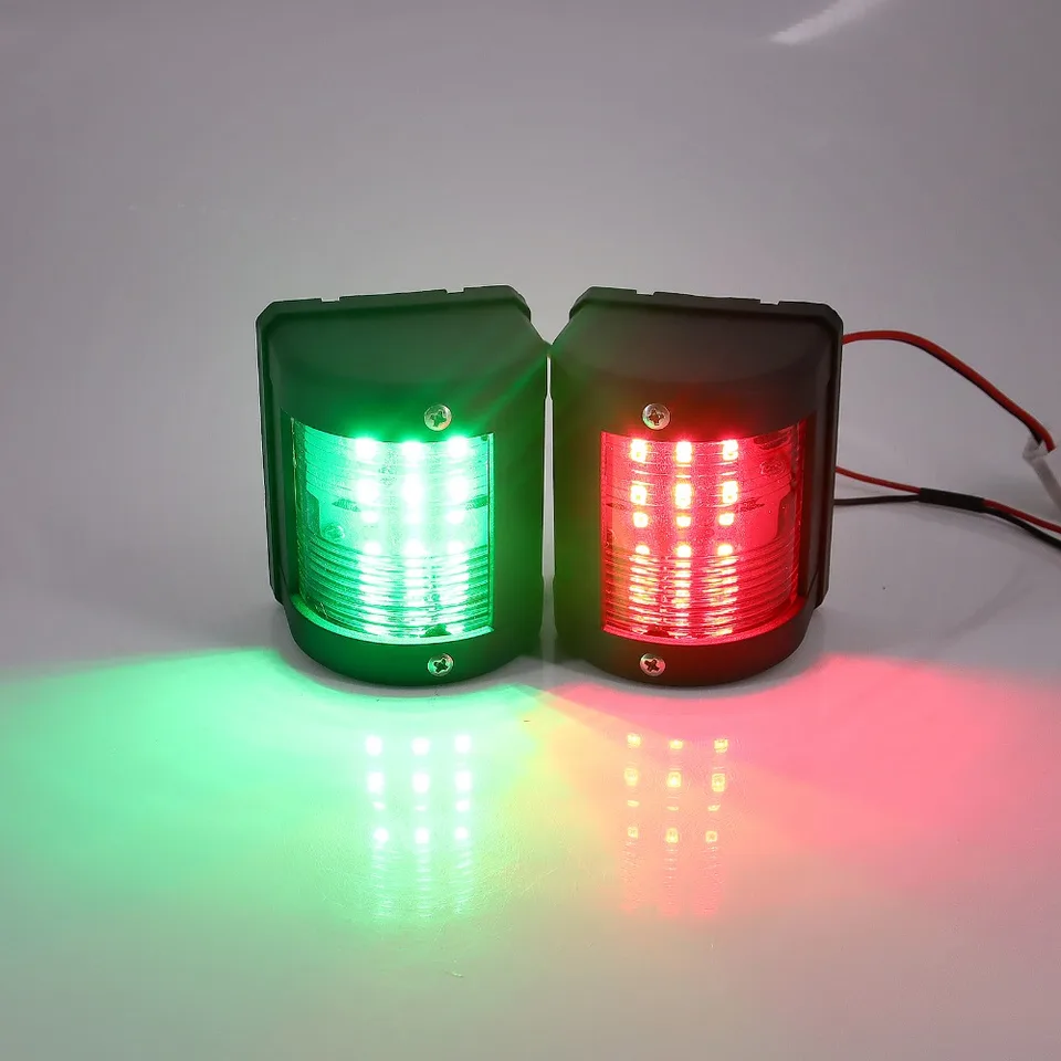 Led Pactrade Marine Boat Green Starboard & Red Port Side LED Navigation ...