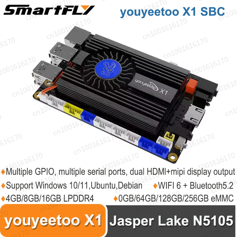 youyeetoo X1 SBC Motherboard 11th Gen JasperLake N5105 quad-core X86 ...