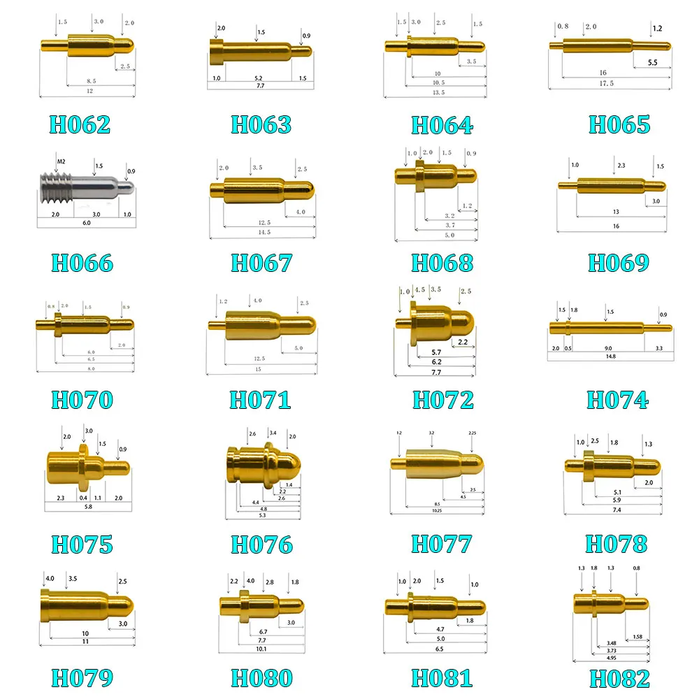 YUXI 1PCS High Current Spring Male Female Connector Pogo Pin Power ...