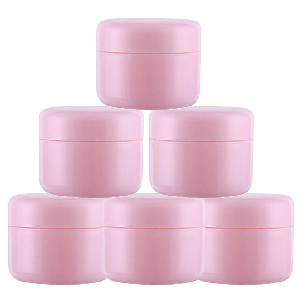 6Pcs 50G 50ML Refillable Plastic Empty Face Cream Lotion Cosmetic ...