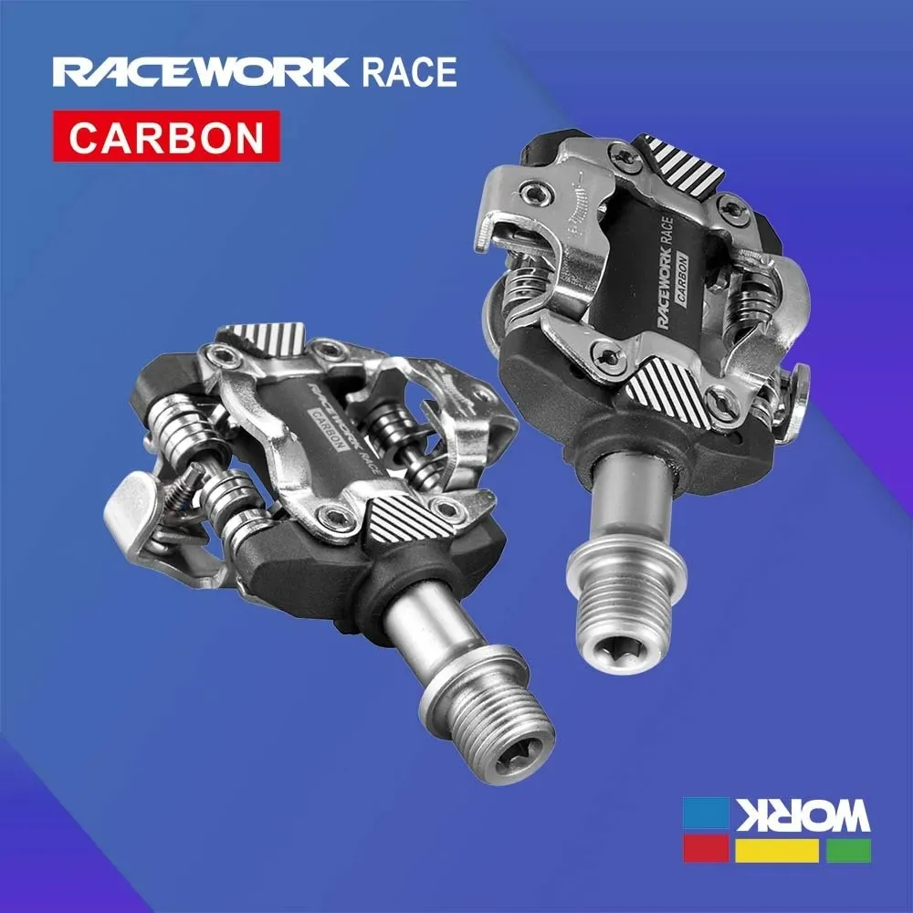 RACEWORK MTB Pedals - Ultra-Light SPD Self-Locking Bicycle Pedals for ...