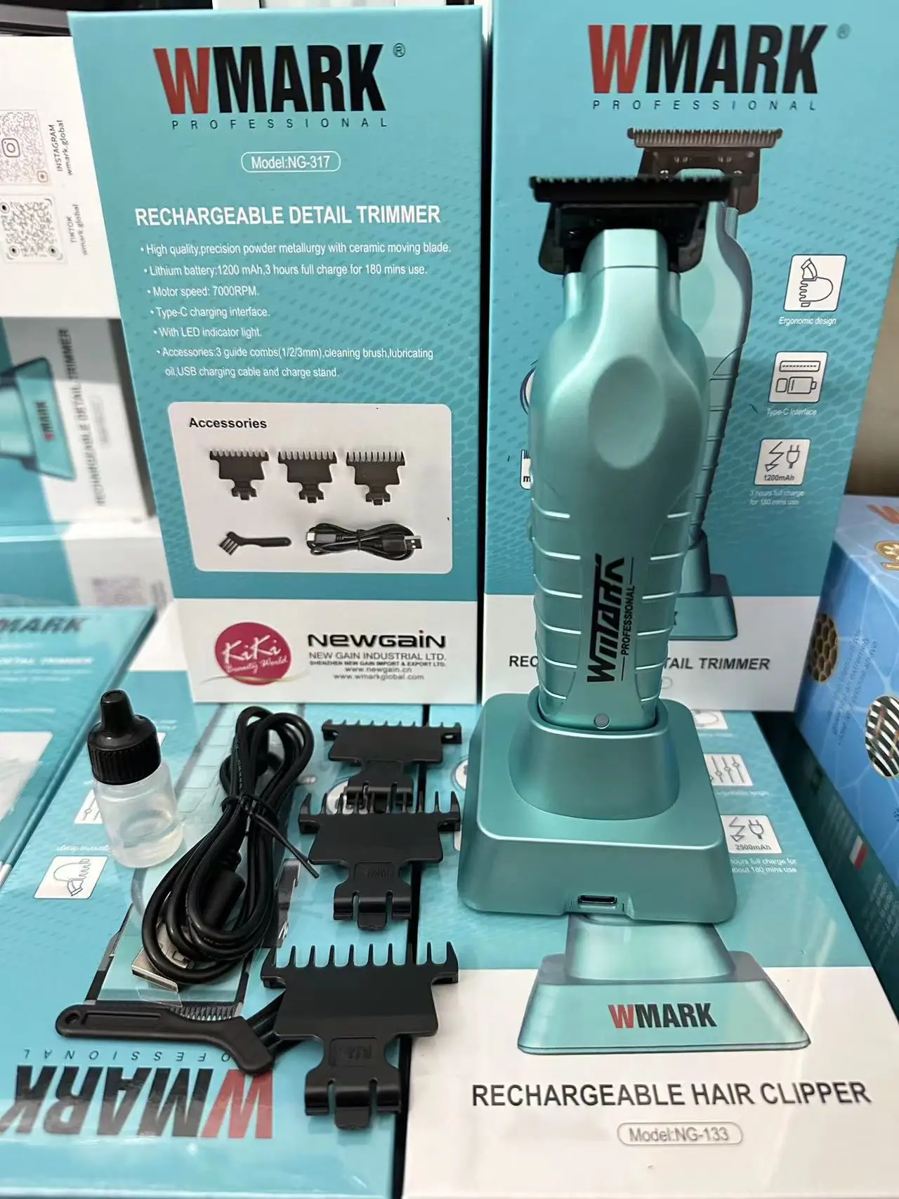 2024-New-WMARK-NG-317-Hair-clipper-8300-RPM-with-charging-base-low ...