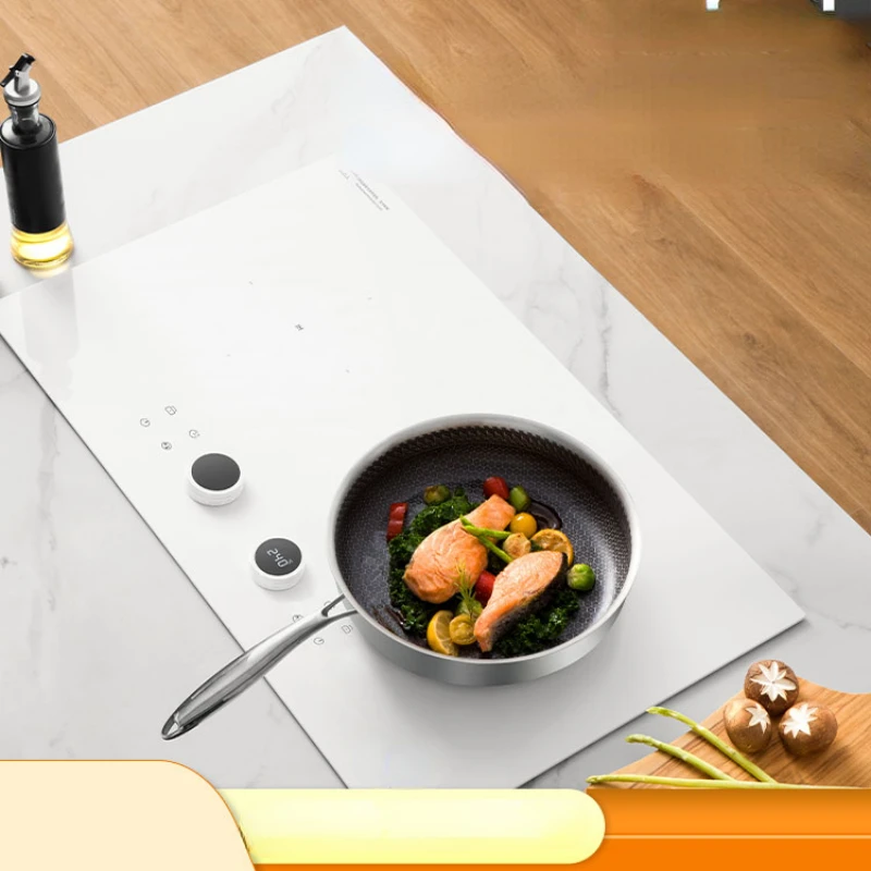 Pure-White-Induction-Cooker-Electric-Ceramic-Stove-Embedded-Double ...