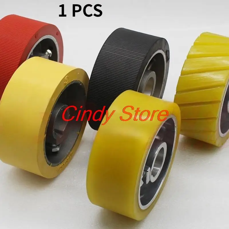 Power-feeder-roller-wheel-rubber-press-roller-woodworking-milling ...