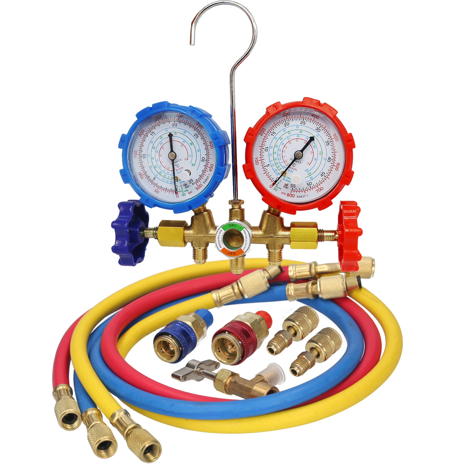 AC-Manifold-Gauge-Set-for-R134a-R410A-R22-3-Way-Antishock-Gauges-Hoses ...