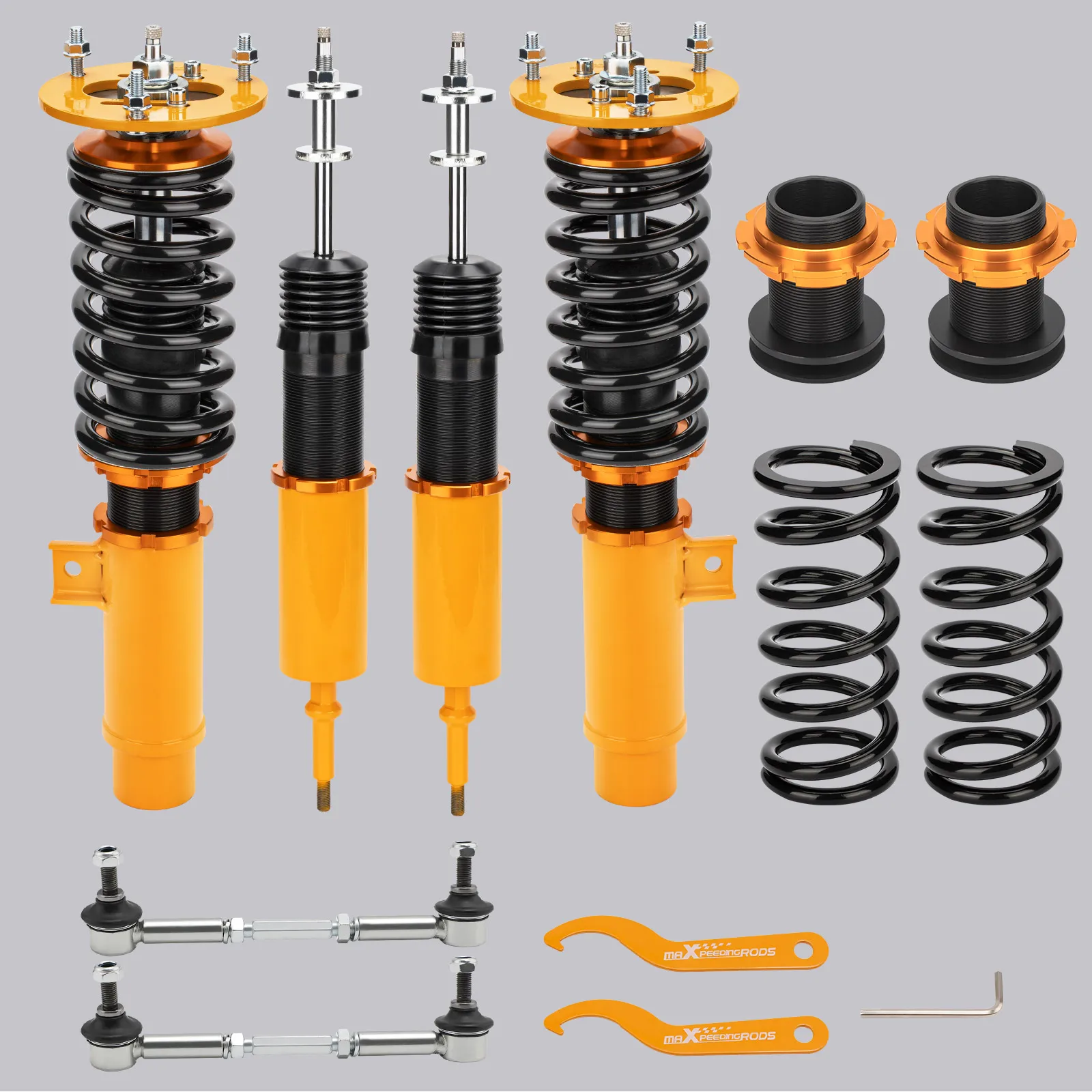 24 Way Adjustable Coilover Suspensions For BMW 3Series E92 E93 2007 08 ...