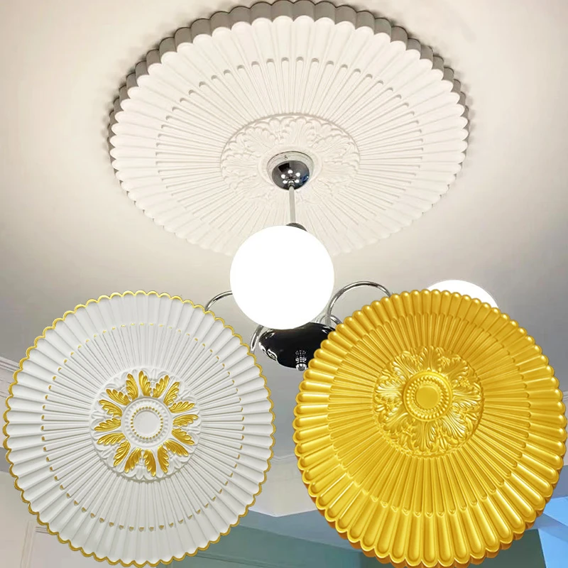 European-style lamp panel PU ceiling home lamp pool decorative ...