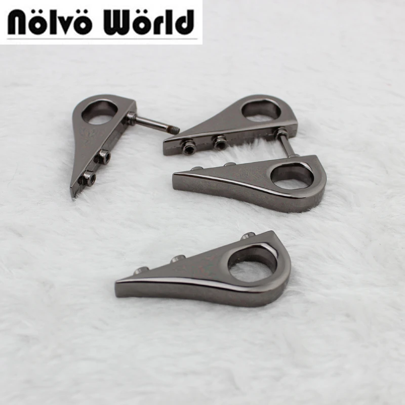 Metal Side Clip 10 Pairs 44*17mm Gun Metal Bags Side Clips Bags 2 Sides ...