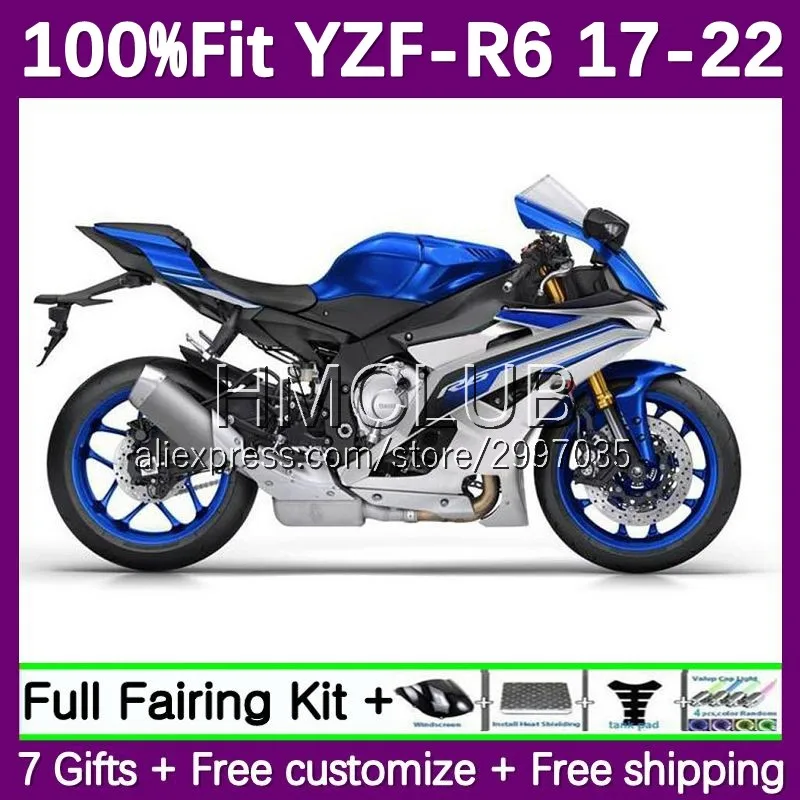 Yamaha R6 Blue 2022
