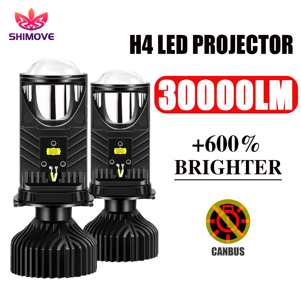 Proyector-LED-H4-para-faro-delantero-de-coche-l-mpara-de-haz-alto-bajo ...