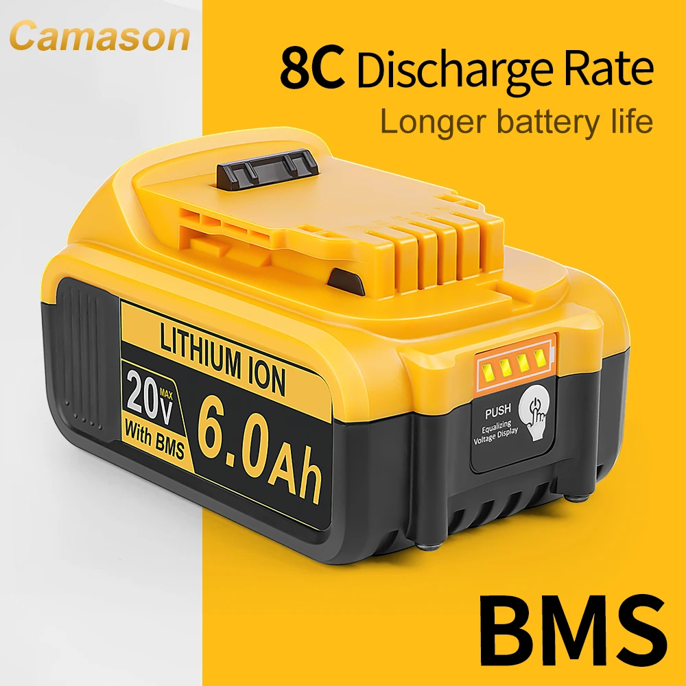 Camason-Bateria-para-Dewalt-18V-20V-Power-Tools-Acess-rios-para-ferramentas-el-tricas-recarreg ...