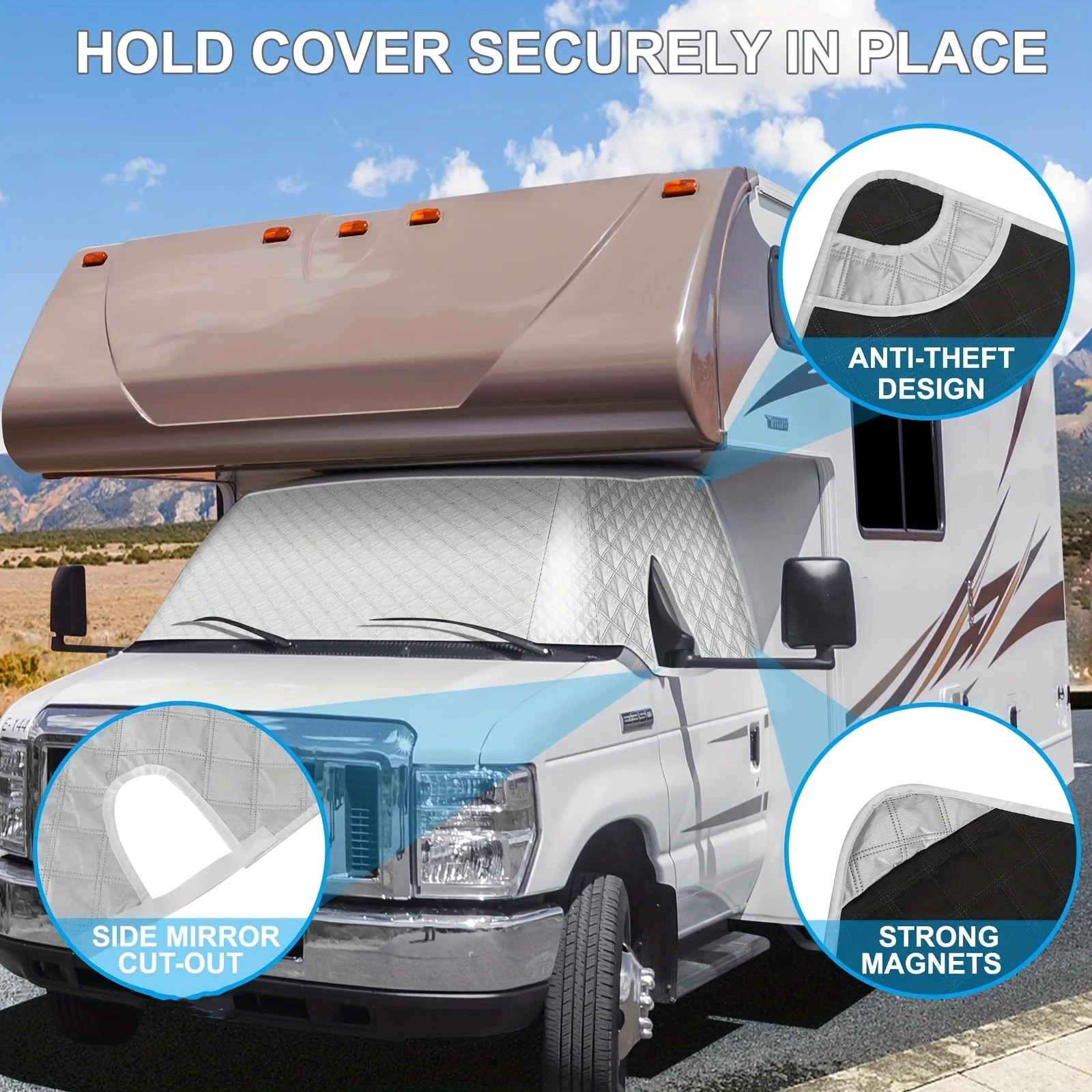 1pc-RV-Windshield-Snow-Cover-1997-2023-RV-Windshield-Snow-Cover-RV ...