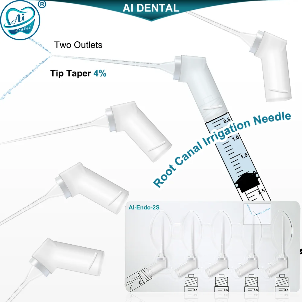 AI-Endo-2S Dental Endo Syringe Irrigation Root Canal Needle Tips ...