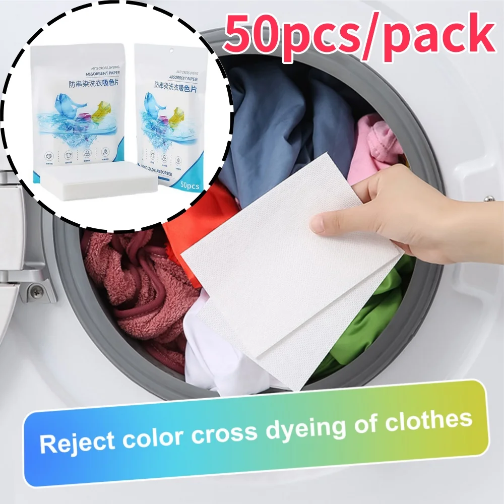 50-Sheets-Color-Catcher-Sheets-for-Laundry-Mixed-Dyeing-Proof-Sheet-in ...