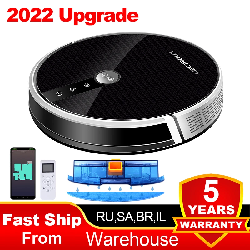 Liectroux C30b Robot Vacuum Cleaner Ai Map Navigation,memory,smart ...