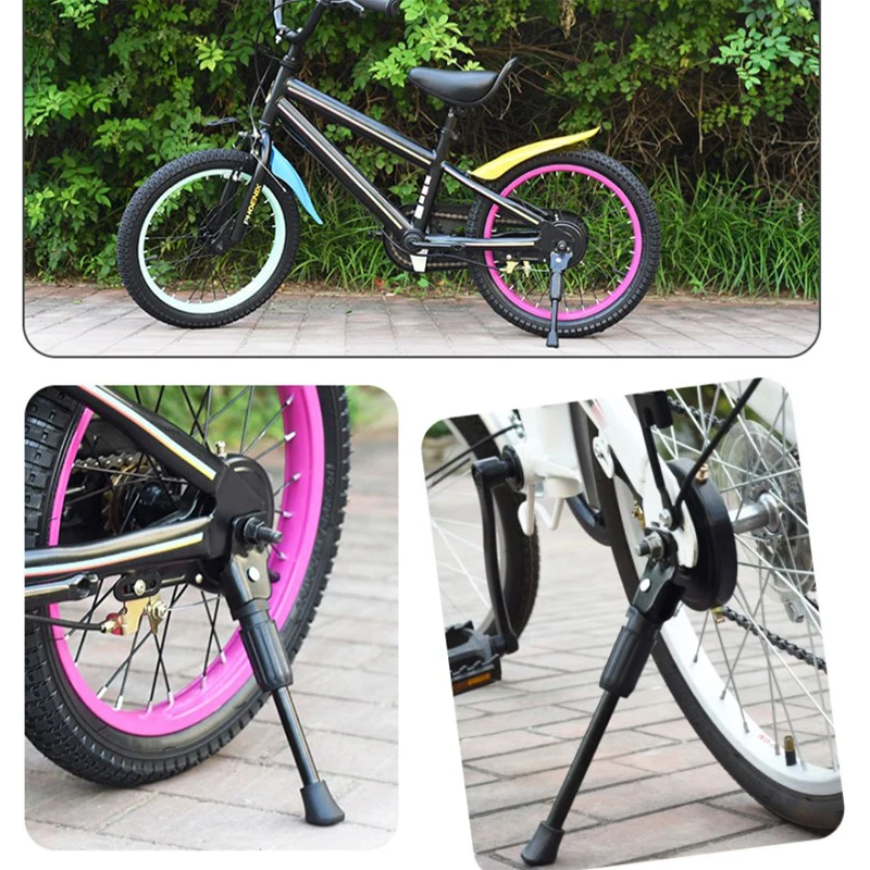 Kids-Bike-Kickstand-for-12-14-16-18-Inch-Wheel-Bicycle-Side-Kick-Stand ...