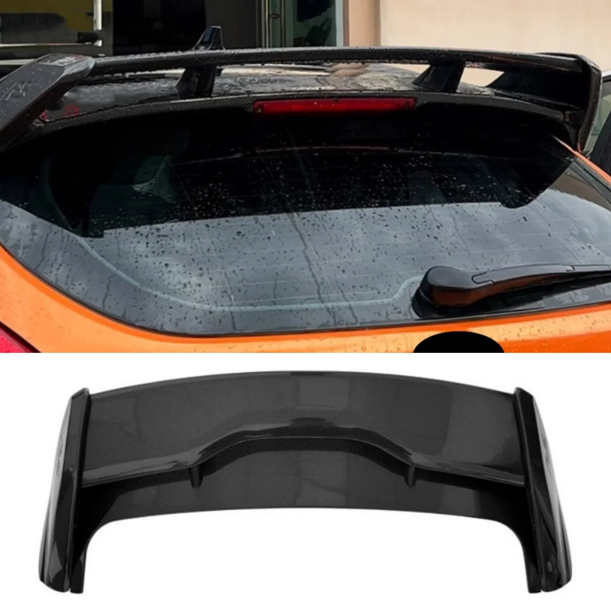 Real Carbon fiber Tail wing for Ford Focus 2012-2018 modified RS Style ...