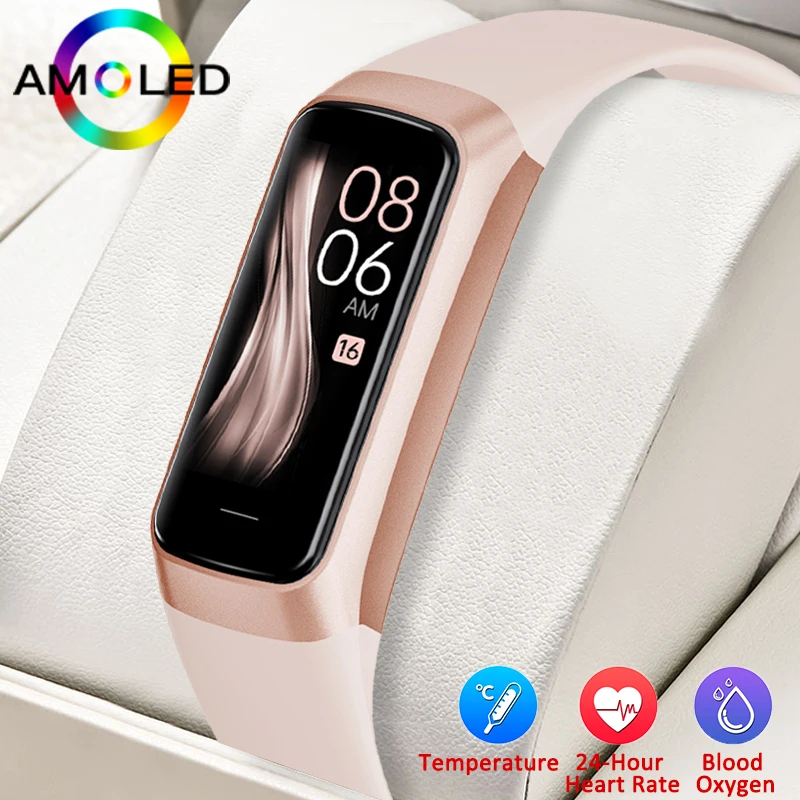LIGE-AMOLED-HD-Screen-Smart-Watches-Women-Sport-Fitness-Tracker ...