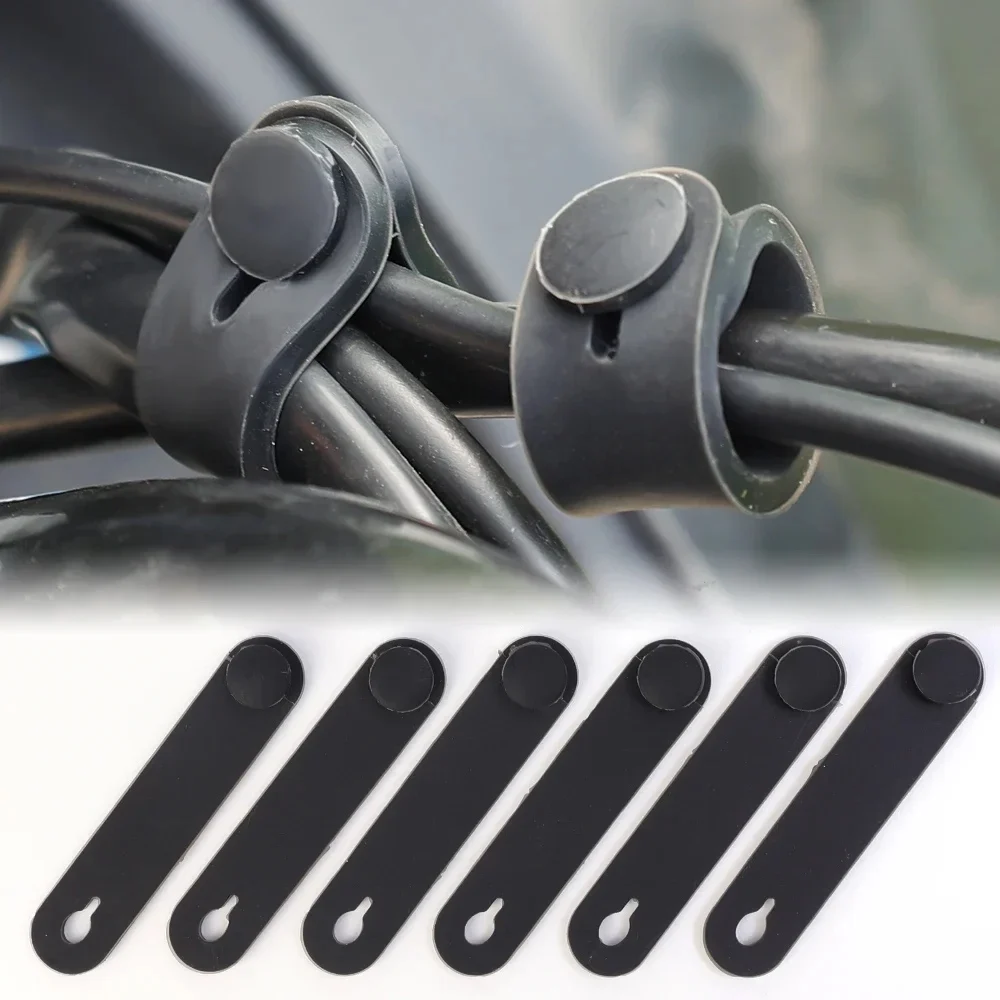 Motorcycle-Rubber-Frame-Securing-Cable-Wiring-Harness-Power-Cord-Tie ...